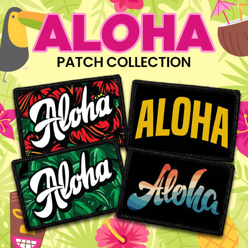 Aloha Patches | Velcro® Compatible Island Vibes & Tropical Fun — Pull ...