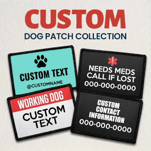 Custom Dog Patches | Velcro® Compatible & Fully Personalized — Pull ...
