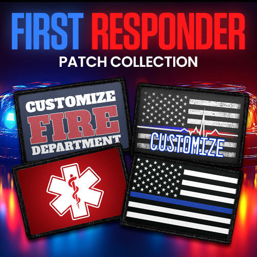 First Responder Patches | Velcro® Compatible for Real-Life Heroes ...