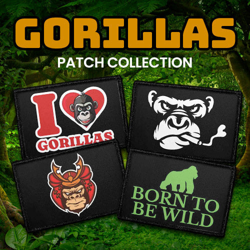 Gorilla Patches | Velcro® Compatible Big Ape Energy for Your Gear ...