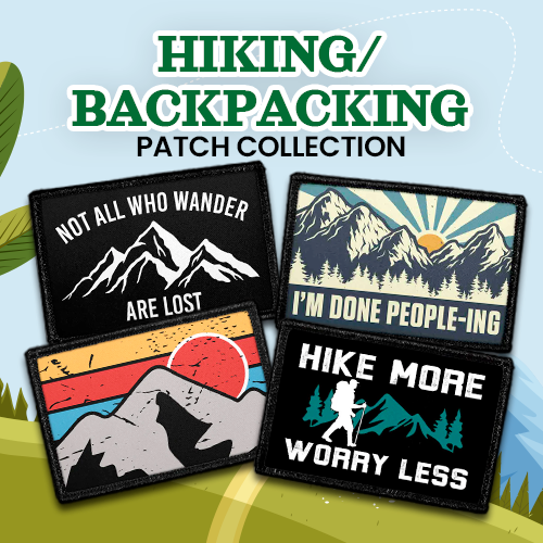Hiking & Backpacking Patches | Velcro® Compatible Trail Swag — Pull ...
