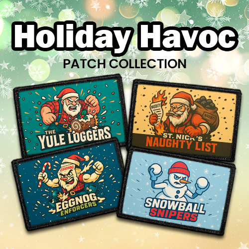 Holiday Havoc Patch Collection – Christmas Chaos, 100% Velcro ...