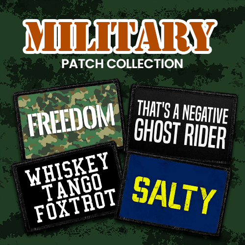 Military Patches | Velcro® Compatible Grit, Honor & Humor — Pull Patch ...