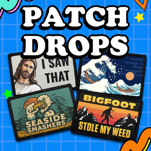 Patch Drops | Velcro® Compatible Fresh Releases & Limited Laughs — Pull ...