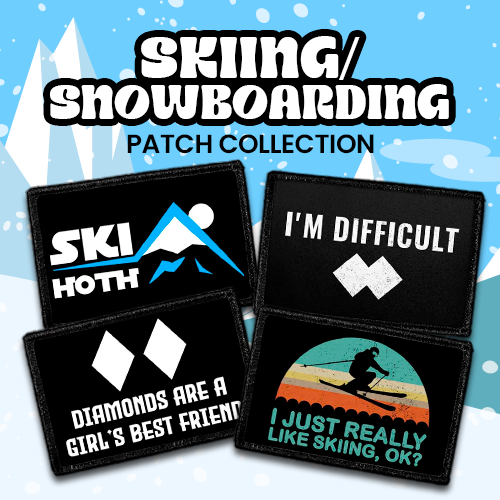 Ski & Snowboard Patches | Velcro® Compatible Cold-Weather Cool — Pull ...