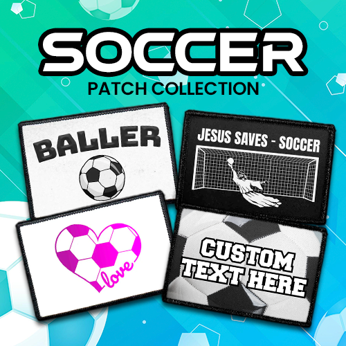 Soccer Patches | Velcro® Compatible for Players, Fans & Chaos — Pull ...