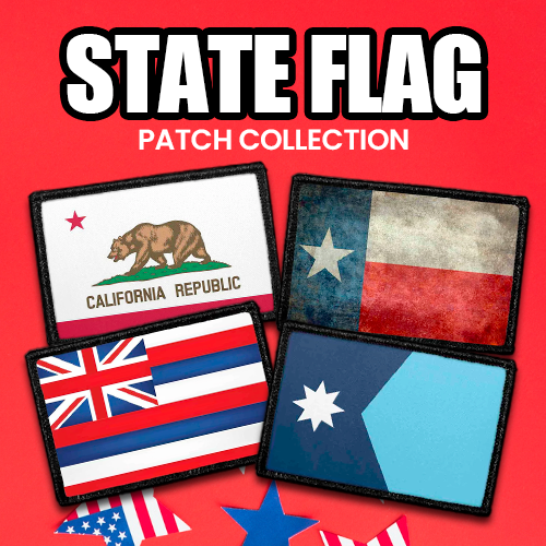 States — Pull Patch - Removable Patches That Stick To Your Gear