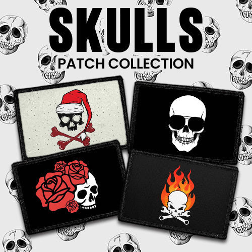 Skull Patches | Velcro® Compatible Designs with Dead-On Attitude — Pull ...