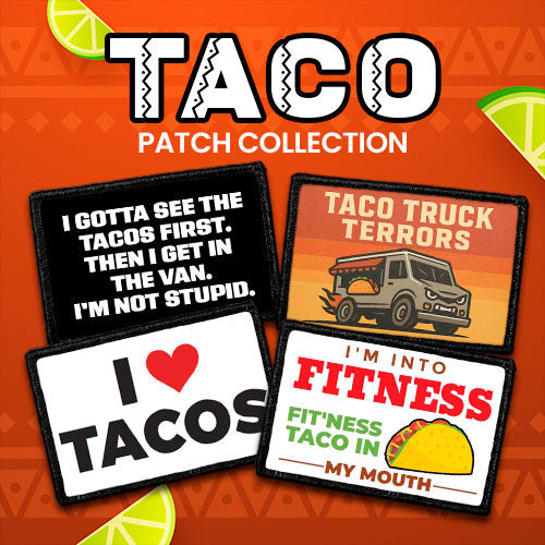 Taco Patches | Velcro® Compatible Spice for Your Patch Game — Pull ...