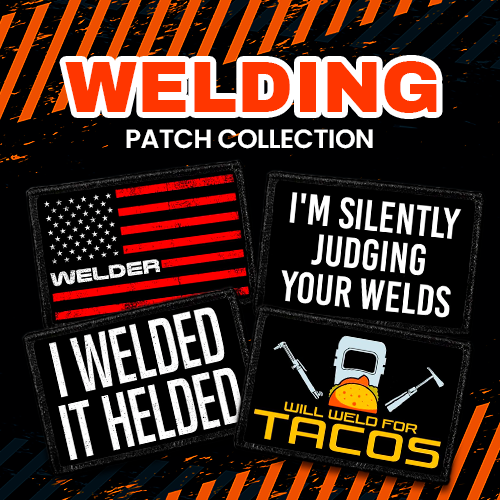 Welding Patches | Velcro® Compatible Sparks, Steel & Swagger — Pull ...