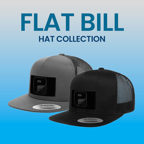 Flat Bill Hats | Velcro® Compatible Edge with a Bold Patch Game — Pull ...