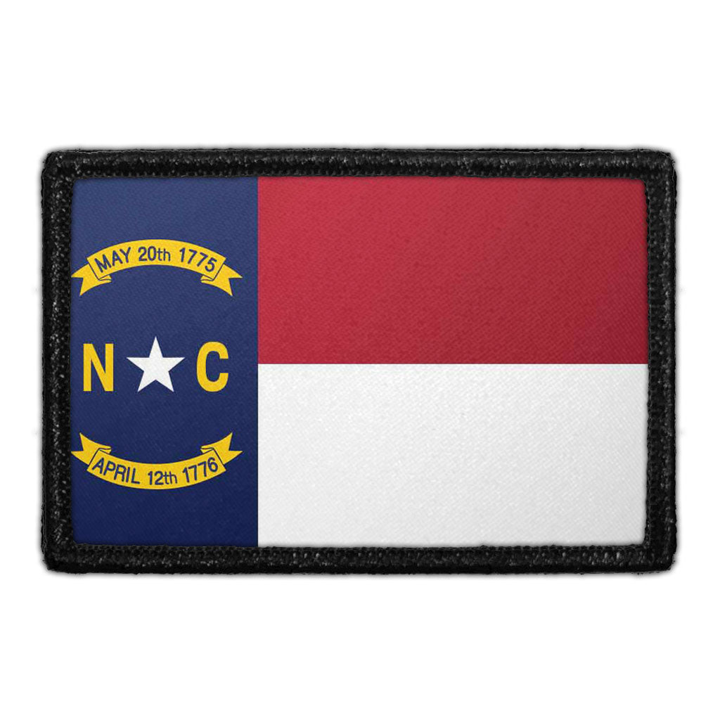 North Carolina State Flag - Color - Removable Patch — Pull Patch ...
