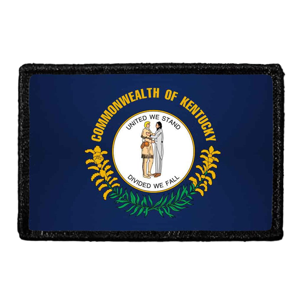 Kentucky State Flag - Color - Removable Patch — Pull Patch - Removable ...