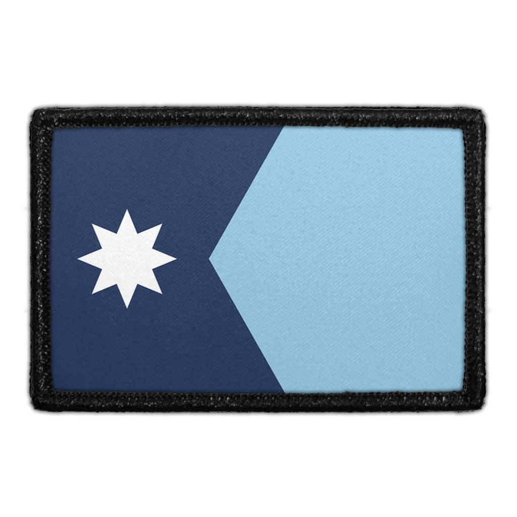 Minnesota State Flag - Color - Removable Patch — Pull Patch - Removable ...