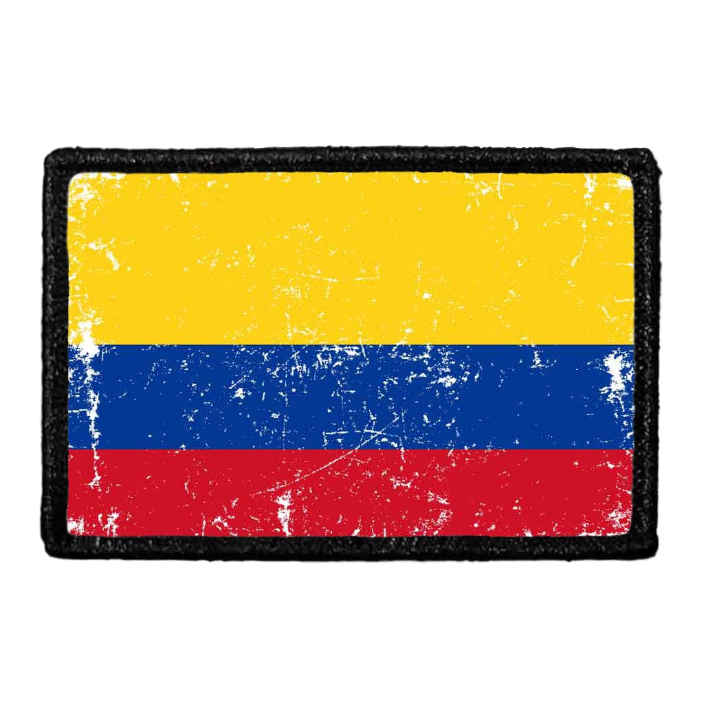 Columbia Flag - Color - Distressed - Removable Patch — Pull Patch ...