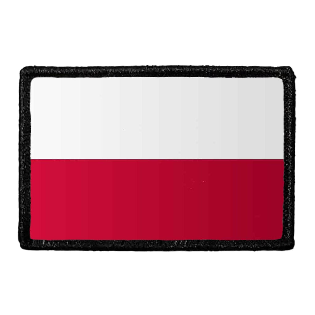 Poland Flag - Color - Removable Patch — Pull Patch - Removable Patches ...