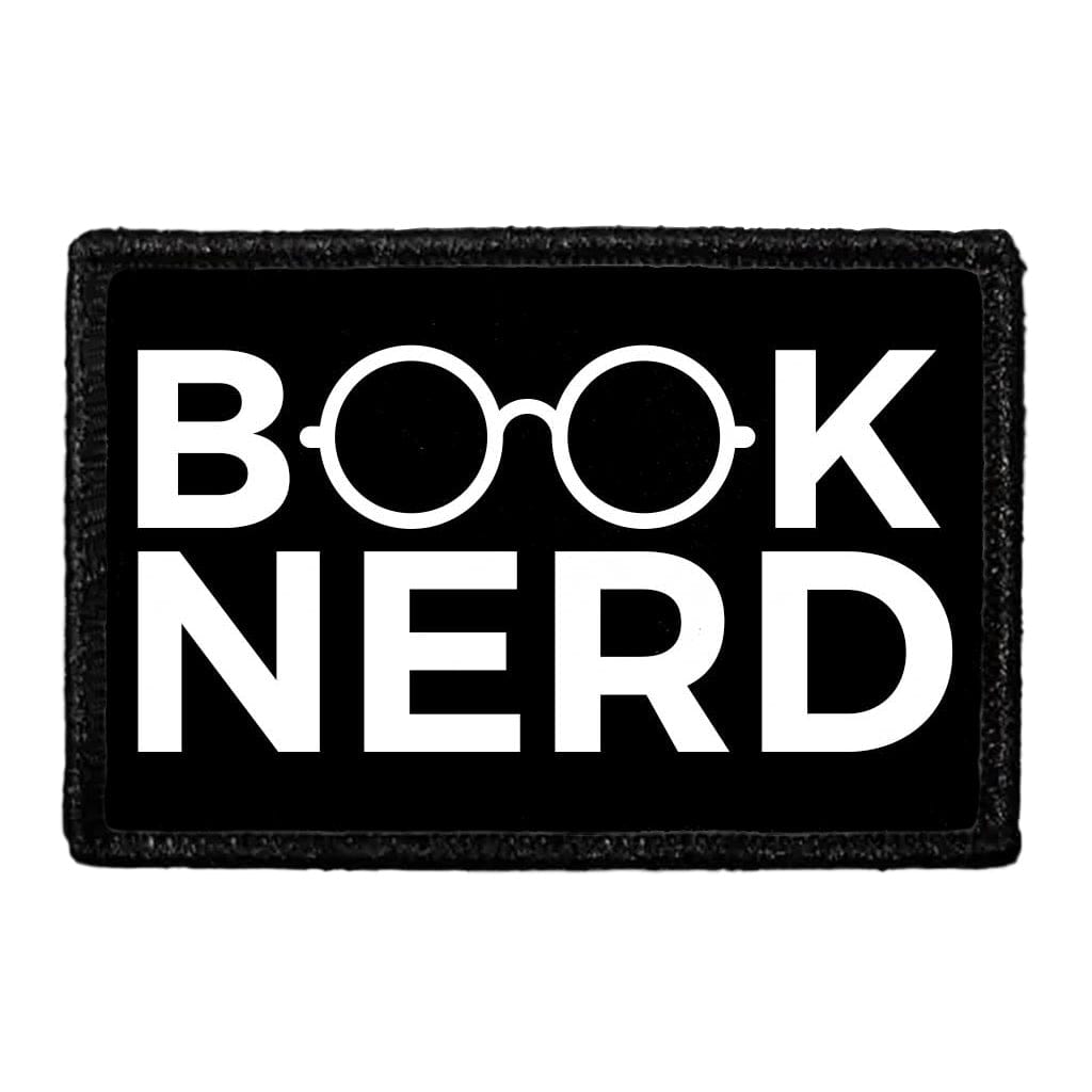 Book Nerd - Removable Patch — Pull Patch - Removable Patches That Stick ...