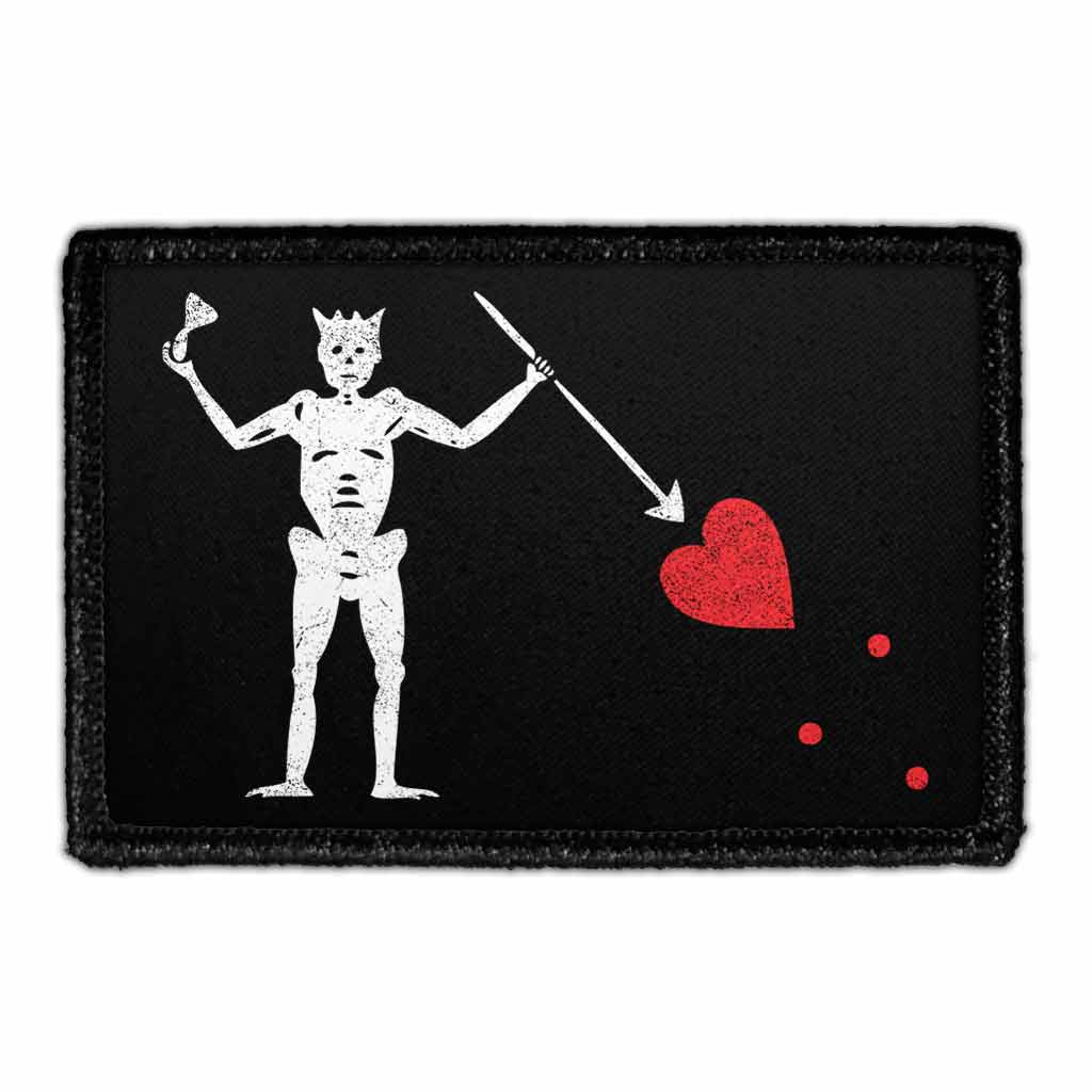 Blackbeard Flag - Removable Patch — Pull Patch - Removable Patches That Stick To Your Gear