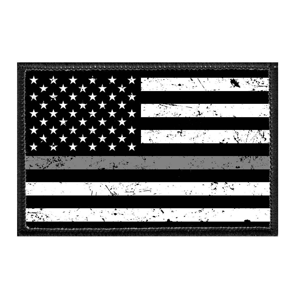 Flag Patch - Corrections - Distressed - Removable Patch — Pull Patch ...