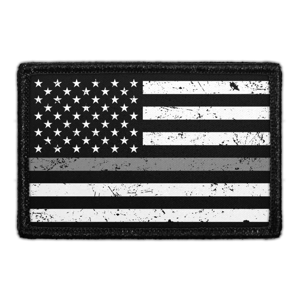 Flag Patch - Corrections - Distressed - Removable Patch — Pull Patch ...