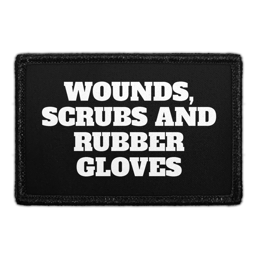 Wounds, Scrubs And Rubber Gloves - Removable Patch — Pull Patch ...