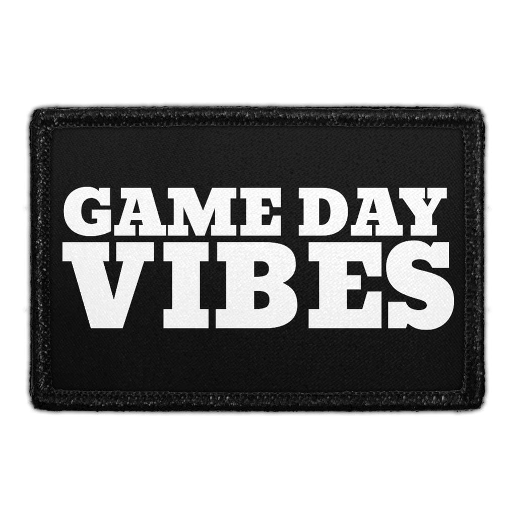 Game Day Vibes - Removable Patch — Pull Patch - Removable Patches That ...