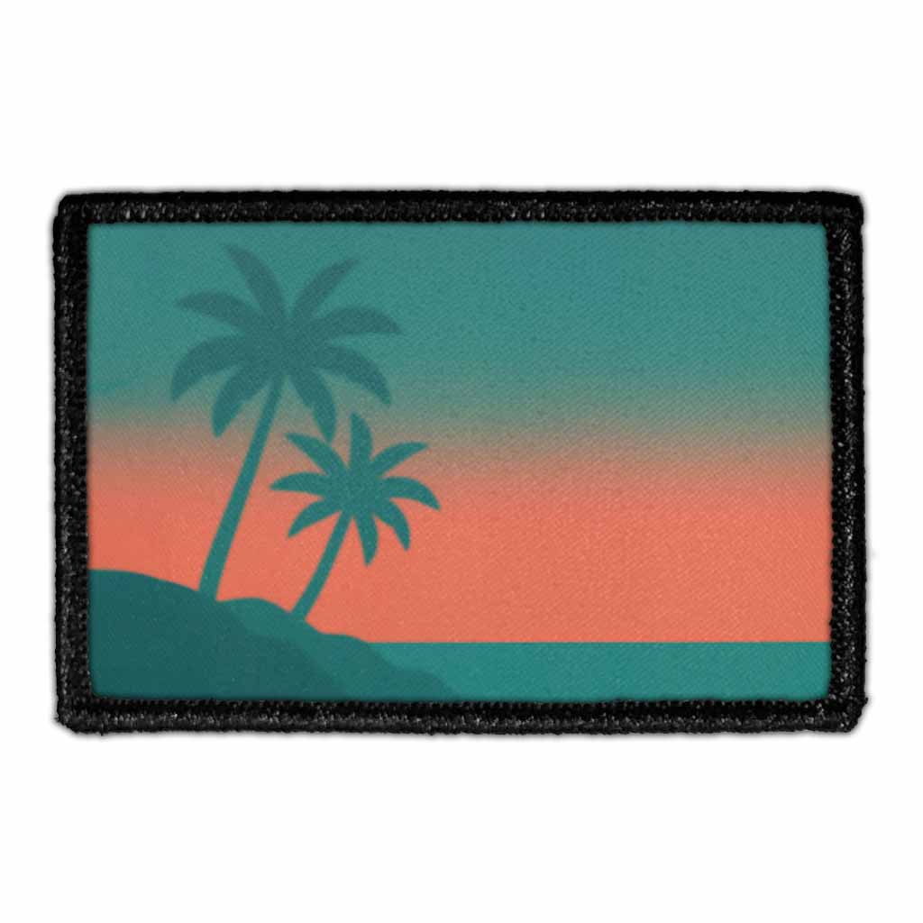 Coral Coast Patch | Hook Backed Ocean Sunset Adventure — Pull Patch ...