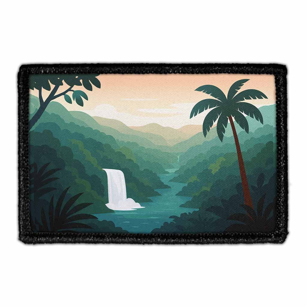 Jungle Flow Patch | Tropical Hook Backed Adventure Vibe — Pull Patch ...
