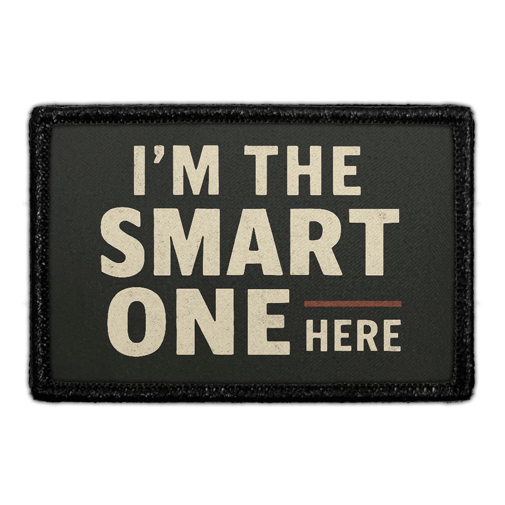 I’m the Smart One Dog Patch | Clever Pup Style, Velcro Compatible ...