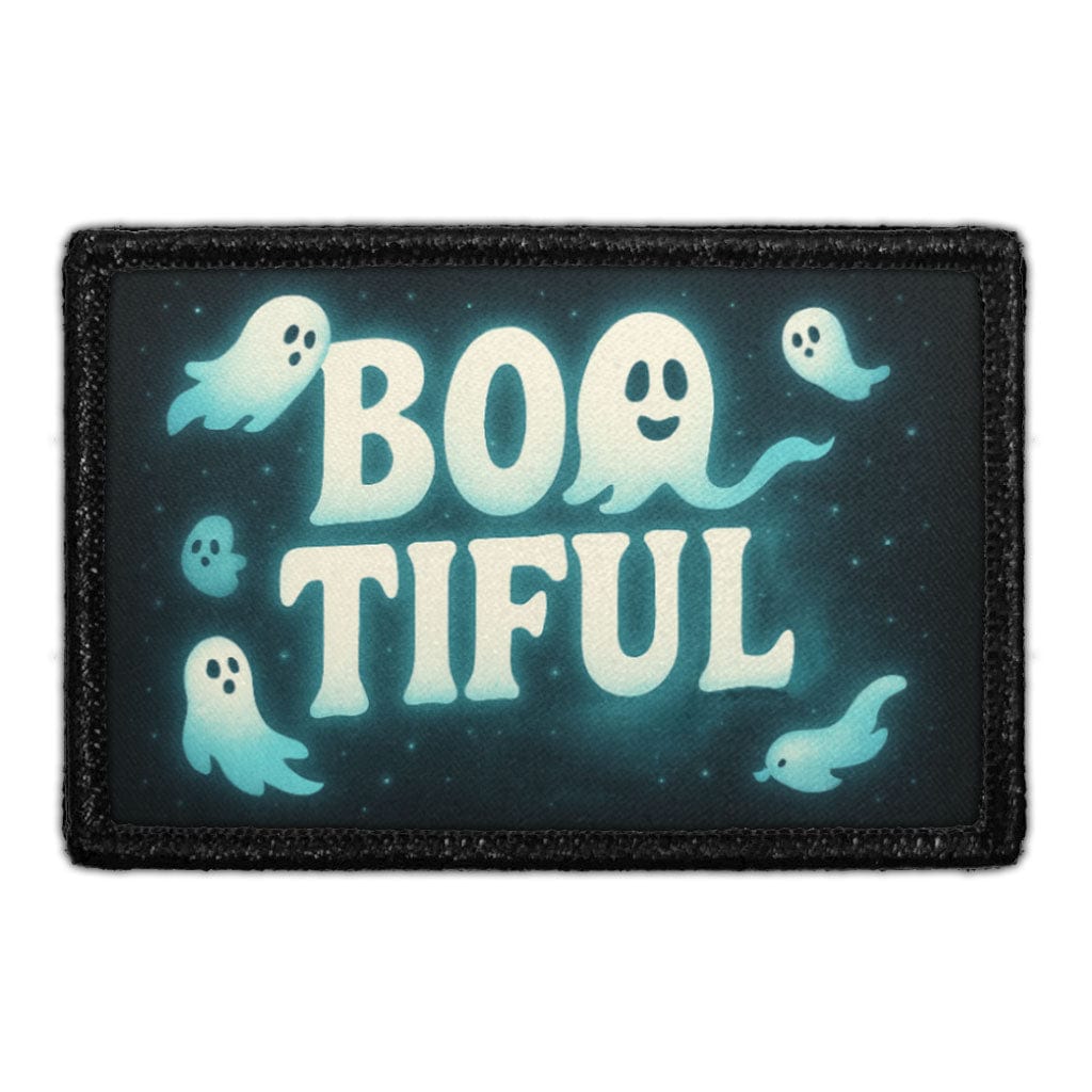 Boo-Tiful Patch – 3x2", Cute Halloween Patch, 100% Velcro® Compatible ...