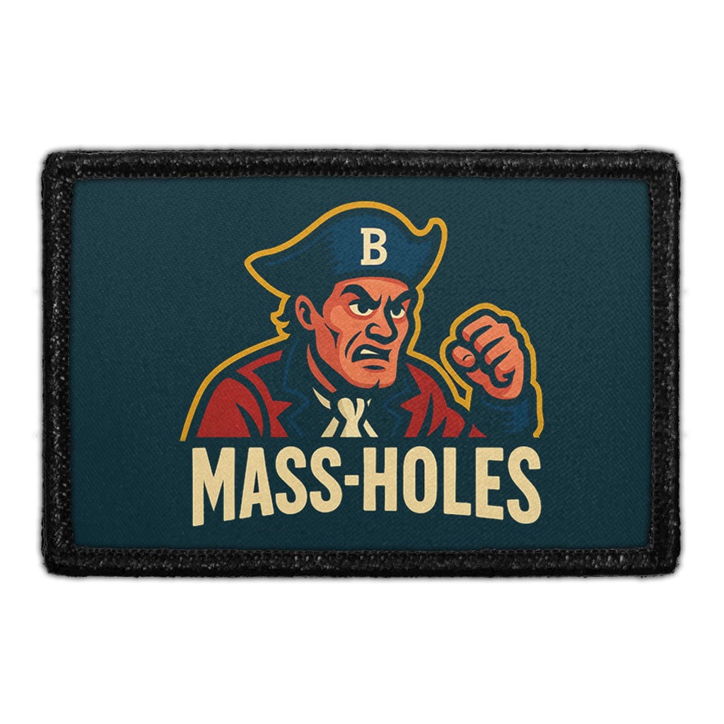 MASS-HOLES Patch – Massachusetts Chaos Crew, Velcro® Compatible — Pull ...