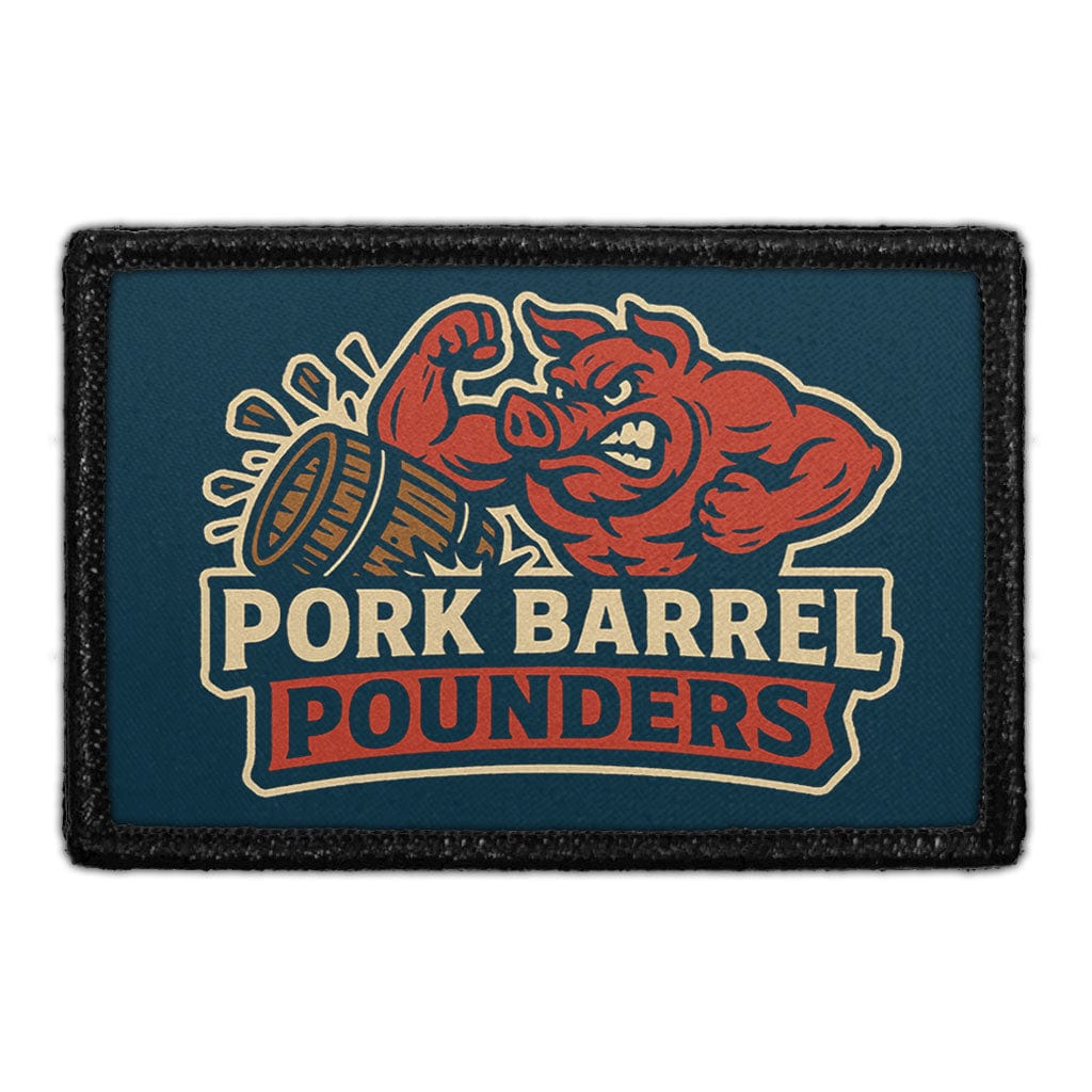 Pork Barrel Pounders Patch – Political Chaos, 100% Velcro® Compatible ...