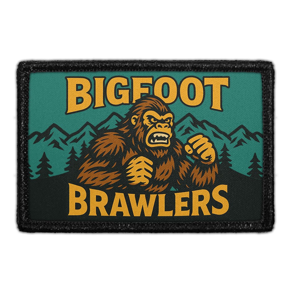 Bigfoot Brawlers Patch – Cryptid Clash, 100% Velcro® Compatible — Pull ...