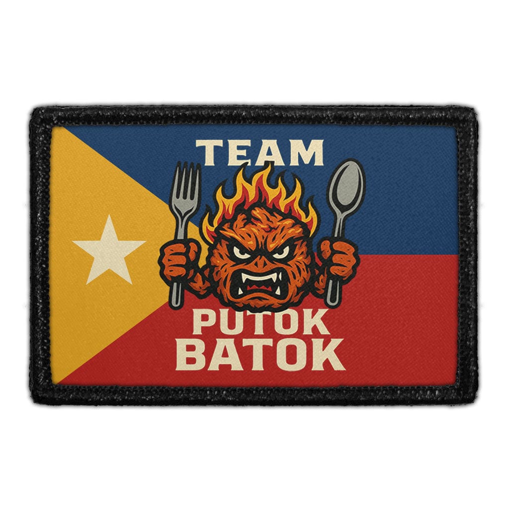 Team Putok Batok Patch – Filipino Food Humor, 100% Velcro® Compatible ...