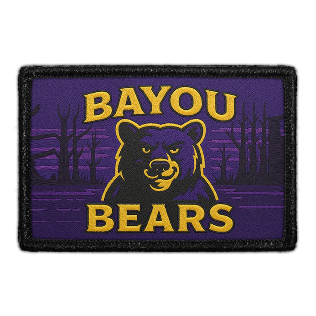 Bayou Bears Patch – Louisiana Swagger, 100% Velcro® Compatible — Pull ...
