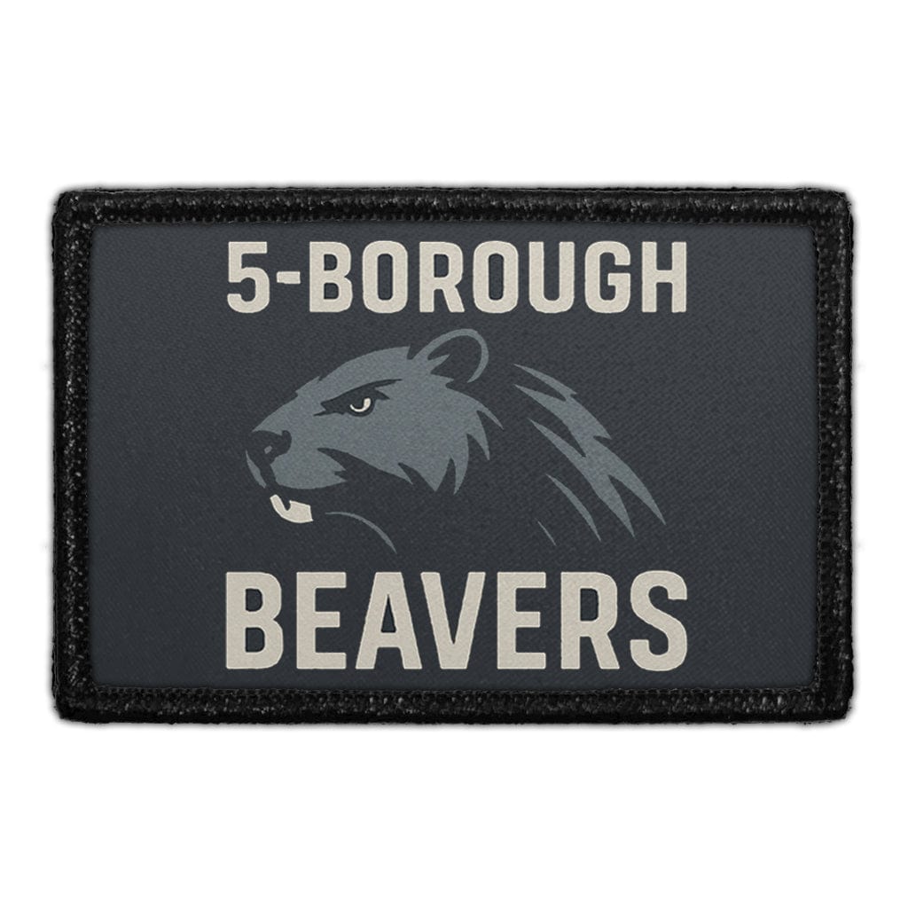 5-Borough Beavers Patch – New York Grit, 100% Velcro® Compatible — Pull ...