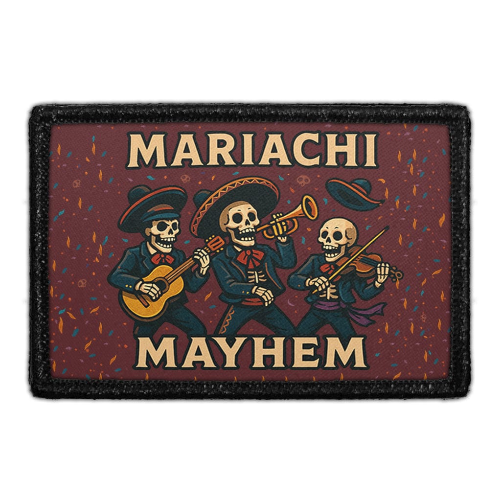 Mariachi Mayhem Patch – Mexico Pride, 100% Velcro® Compatible — Pull ...