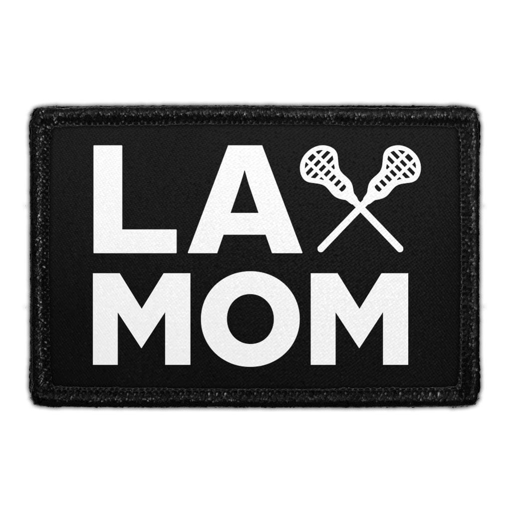 LAX MOM – 3x2 Velcro® Compatible Lacrosse Patch — Pull Patch ...