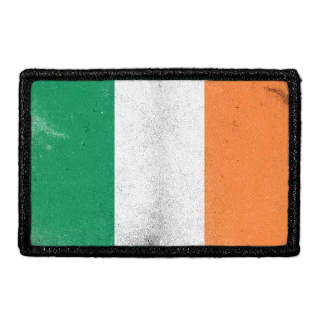 Ireland Flag - Distressed - Removable Patch — Pull Patch - Removable ...