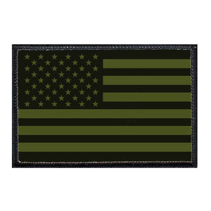 American Flag - Military Green - Removable Patch — Pull Patch ...