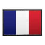 France Flag - Color - Removable Patch — Pull Patch - Removable Patches ...