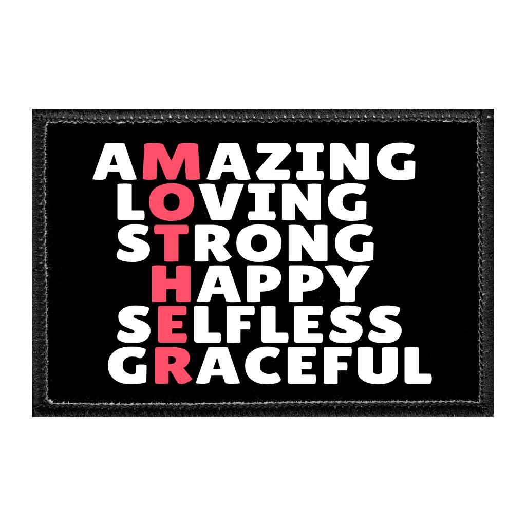 Mother Spelling - Removable Patch — Pull Patch - Removable Patches That ...