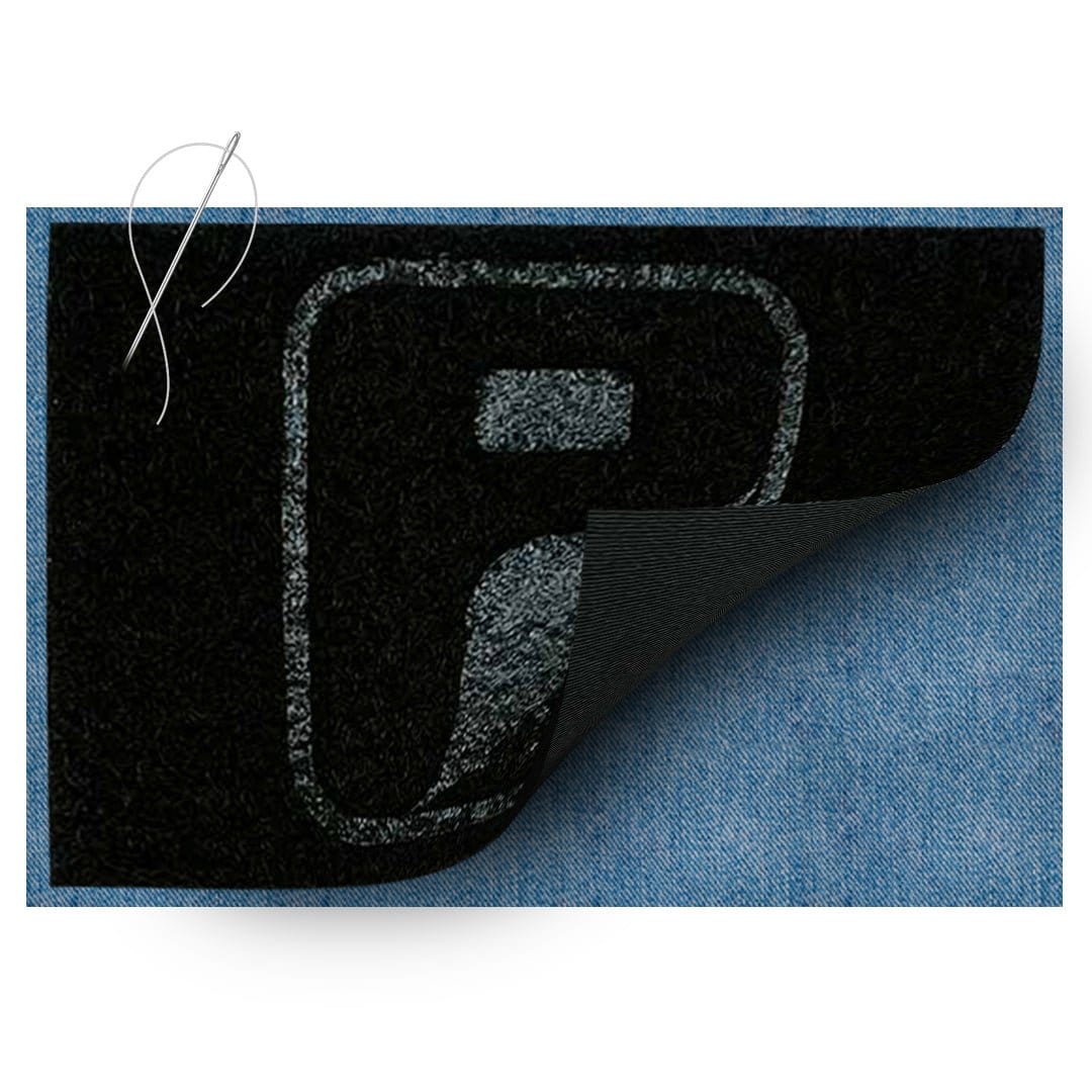 Sew-On Loop Backing | Velcro® Compatible for Custom Patch Use — Pull ...