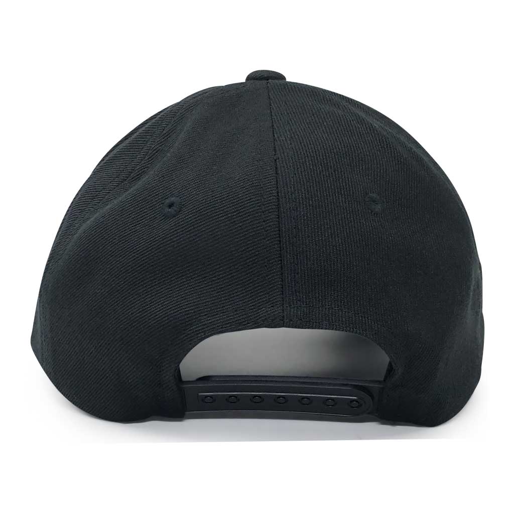 Premium Curved Visor Pull Patch Hat By Snapback - Black - Pull Patch ...